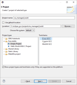 GCC Eclipse Setup Guide — Managed Build Project - JBLopen