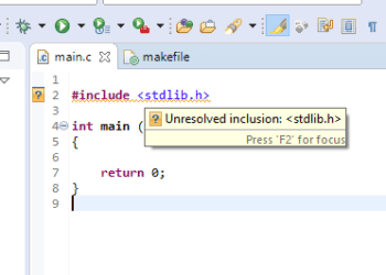 GCC Toolchain Eclipse Setup Guide — Makefile Project - JBLopen