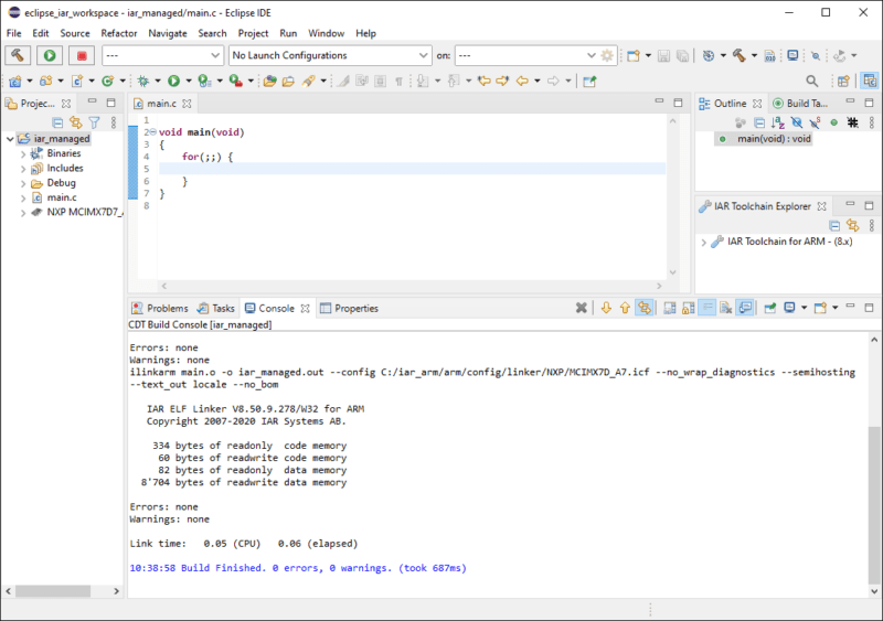 IAR Eclipse Setup Guide — Managed Build Project - JBLopen