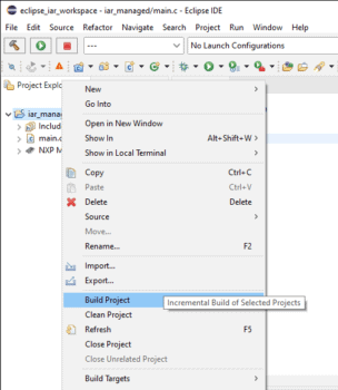 IAR Eclipse Setup Guide — Managed Build Project - JBLopen