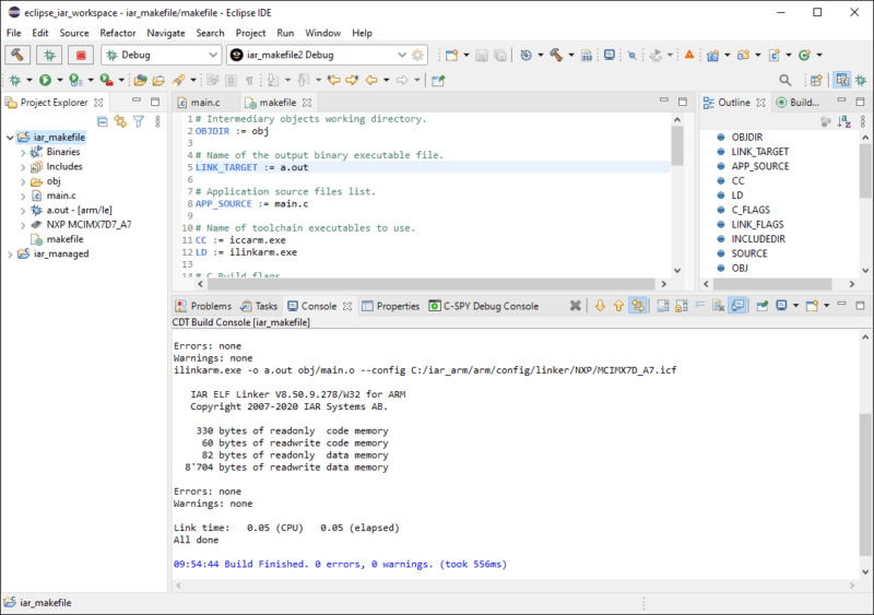 IAR Eclipse Setup Guide — Makefile Project - JBLopen